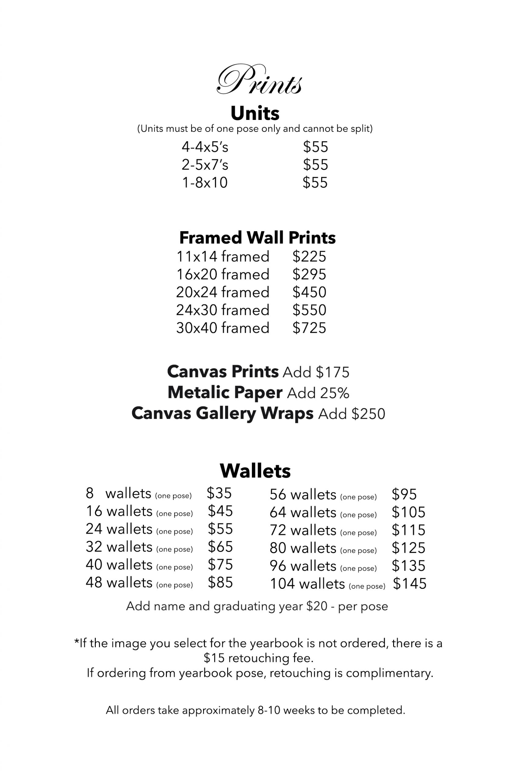 Haynes Senior Info | Loupe Photography
